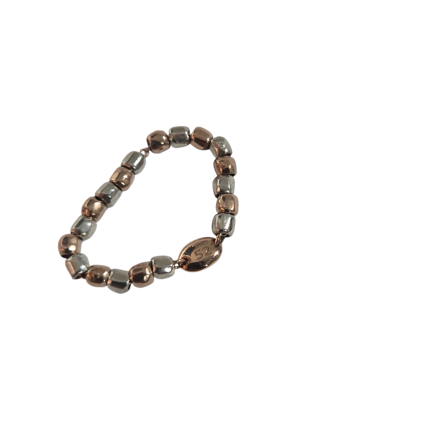 UsatoBene - Anello DoDo Mini Granelli Oro Rosa e Argento – Gioielleria ...